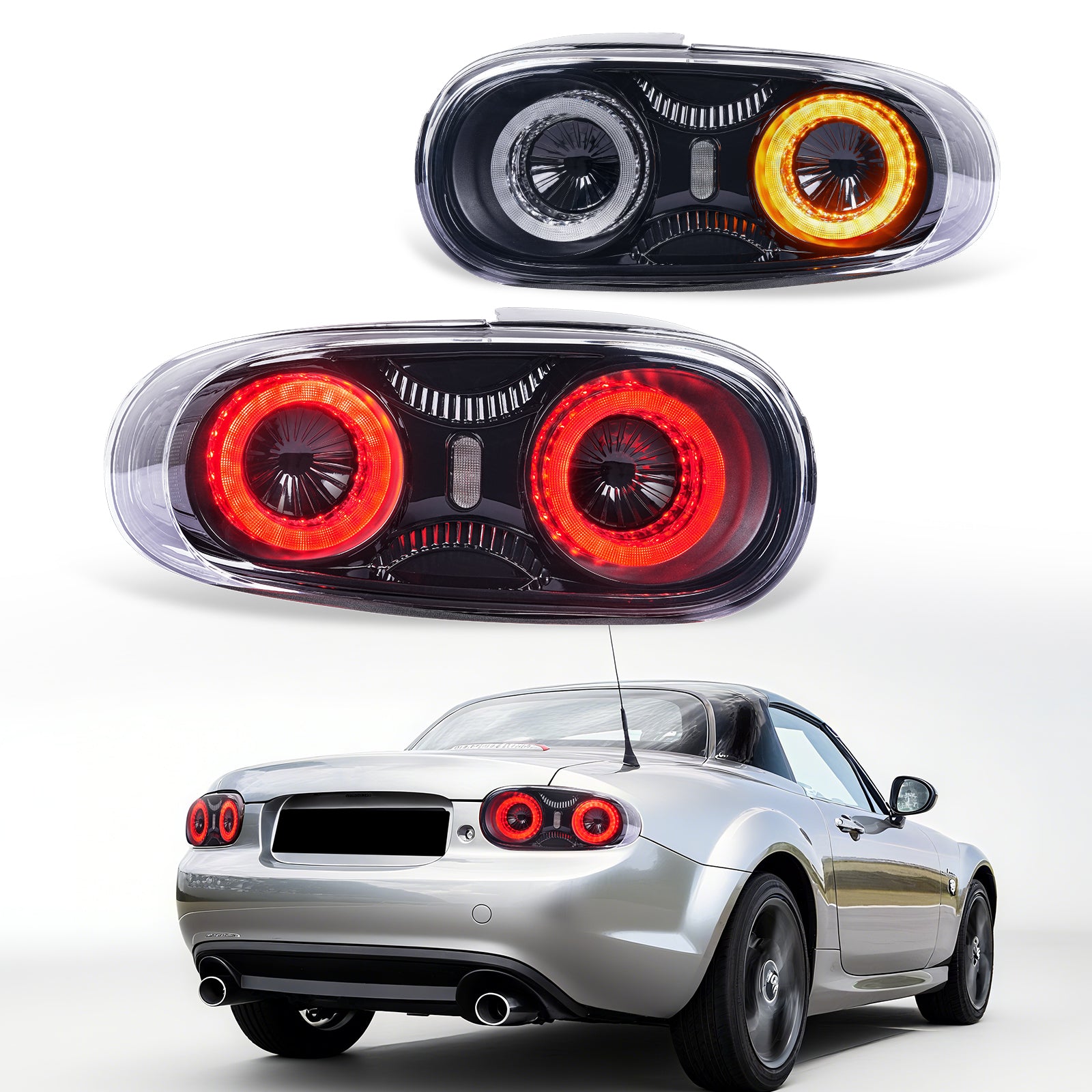 LED Tail Lights For Mazda MX-5 Miata /Mazda Roadster NC 2005-2015 ...